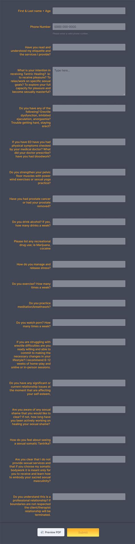Sexual Awareness Survey Form Template Jotform