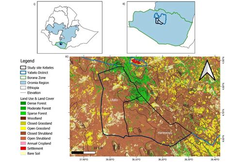 Location Map Of The Study Area Showing I Oromia Region Ii Borana