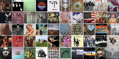 Rolling Stones 100 Greatest Album Covers 51 To 100 Mixed Media By
