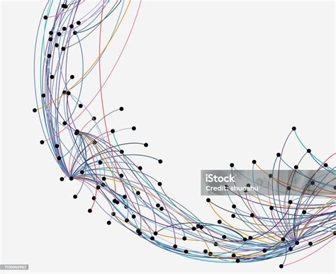 Color Big Data Pattern Background Stock Illustration Download Image
