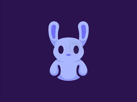 Cute Rabbit Logo Branition