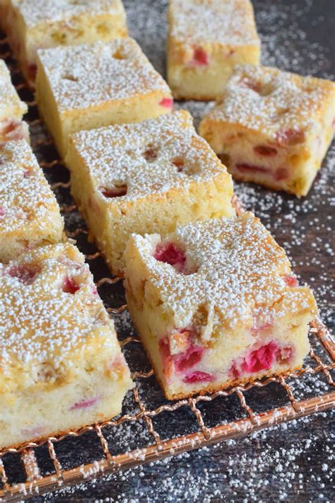 Perfectly Sweet And Puckeringly Tart 3 Ingredient Rhubarb Squares Take
