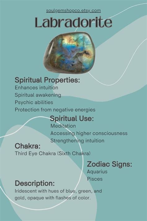 Labradorite Crystal Meaning Properties And Uses Crystals Healing