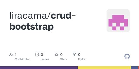 Github Liracama Crud Bootstrap