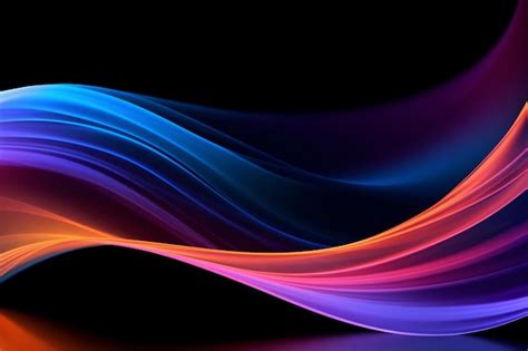 Premium Ai Image Abstract Multicolor Light Beam Background