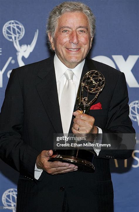 Singer Tony Bennett Winner Of Outstanding Individual Performance In