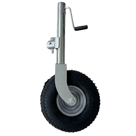 Ss Fold Up Jockey Wheel Trailer Jack Caster Wheel 340mm