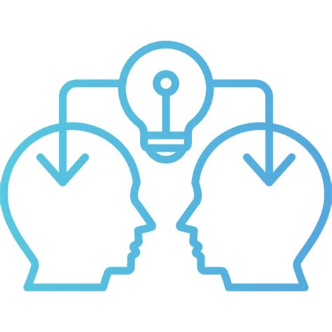 Transfer Learning Generic Gradient Outline Icon