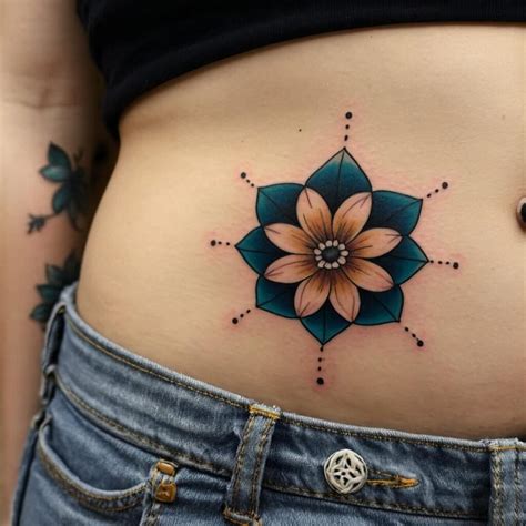 50 Trendy Floral Hip Tattoo Design Ideas That Women Will Love