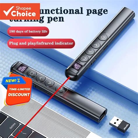 New Ppt Projector Flip Pen With Infrared Remote Control Suitable For