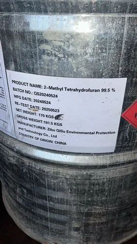 2 Methyl Tetrahydrofuran Grade Standard Industrial Grade At ₹ 430 Kg In Ahmedabad