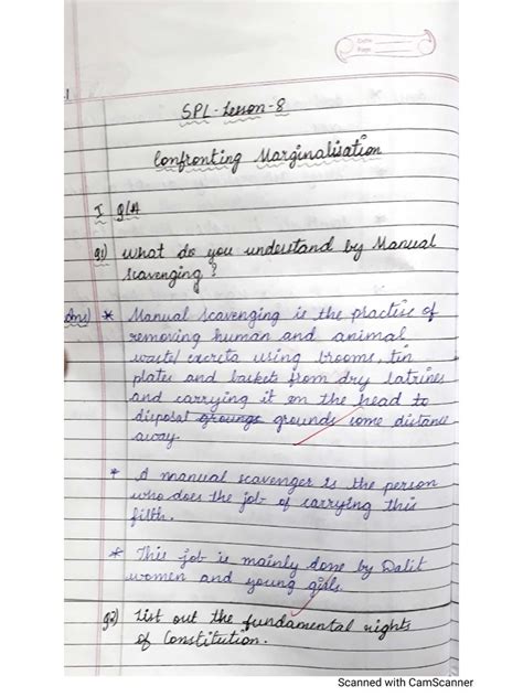 Spl 8 Confronting Marginalisation Notes Pdf