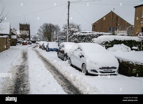 Chipping Preston Lancashire Uk 5th Jan 2025 Snow Scenes From Chipping Near Preston