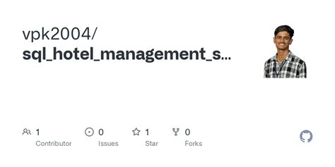 Github Vpk2004sqlhotelmanagementsystemproject