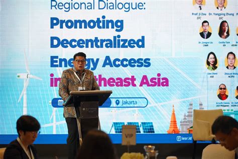 Promoting Decentralized Renewable Energy As A Strategy For Energy Security In Asean Iesr