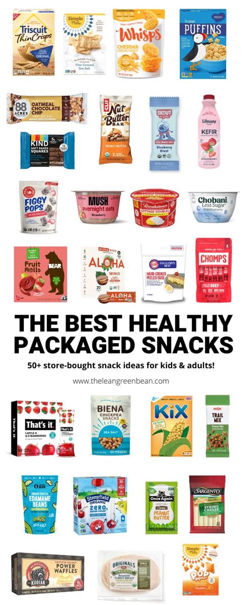 50 Best Healthy Packaged Snacks For School Or Home