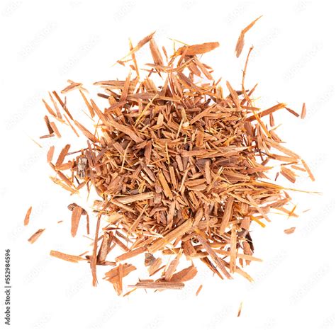 Catuaba Bark Isolated On White Background Trichilia Catigua Bark