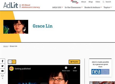 Ad A Video Interview With Grace Lin Audio For 9th 10th Grade
