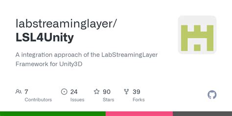 GitHub Labstreaminglayer LSL Unity A Integration Approach Of The LabStreamingLayer Framework