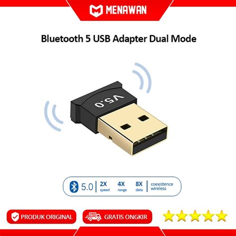 Jual Bluetooth 5 Usb Adapter Dual Mode Dongle Usb Bluetooth External Original Shopee Indonesia