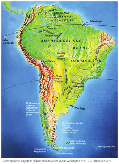 América Del Sur Relieve Hidrografía Clima Eduflix