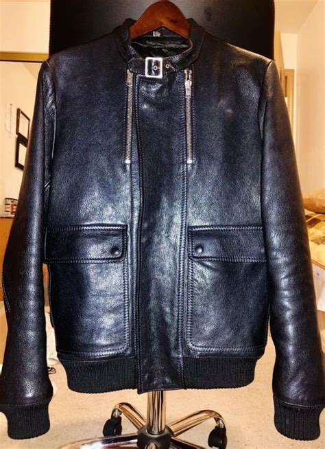 Dior Dior Homme Aw07 “navigate” Leather Jacket Grailed