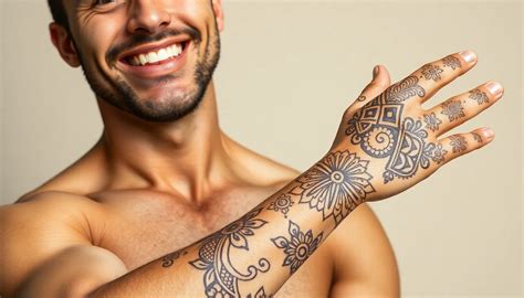 50 Bold Henna Tattoo Designs For Men From Tribal To Minimalist Styles