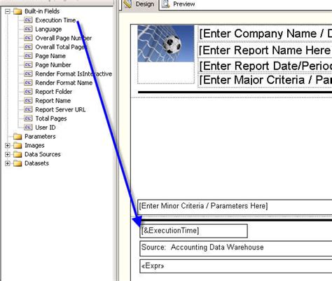 Creating A Reporting Service Report Template