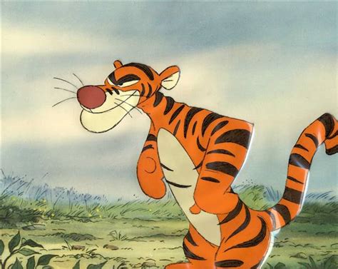 Original Production Cel Of Tigger From The Adventures Of Winnie The