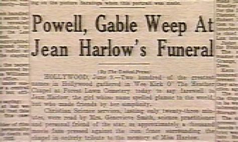 Jean Harlows Funeral Among The 200 Mourners Were Her Co Flickr