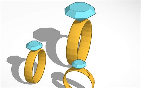 3d Design Rings Tinkercad
