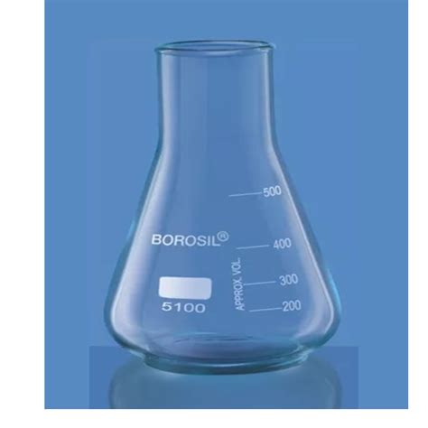 Glass 500 Ml Borosil Conical Flask At Best Price In Hyderabad Id 20558385455