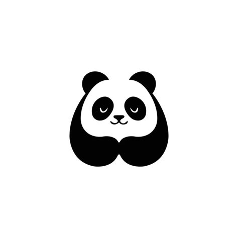 Cute Panda Icon For Logos And Branding Design 59064078 Vector Art At