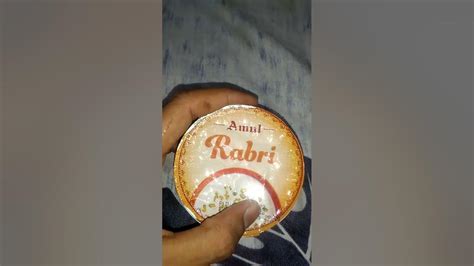 Amul Rabri Review Amul Small Pack Rabri Shorts Youtube