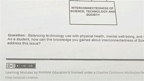 Interconnectedness Of Science Technology And Studyx