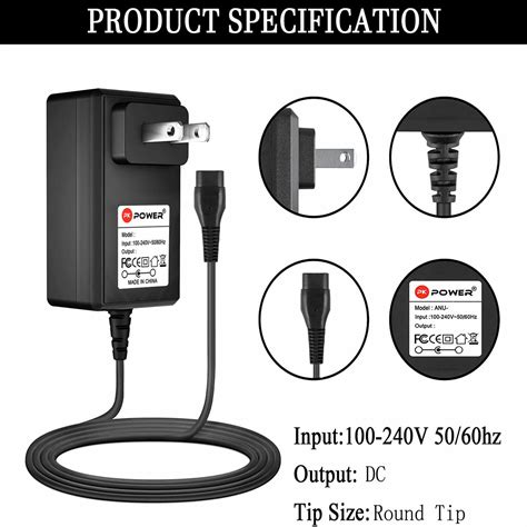 Pkpower Ac Adapter Charger For Philips Norelco At875 At880 At895 At920