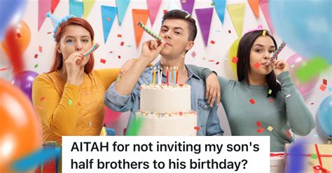Dad Throws A Birthday Party For His Teenage Son But The Boys Mom Is