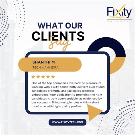 Fixity Technologies On Linkedin Fixitytechnologies Clienttestimonial