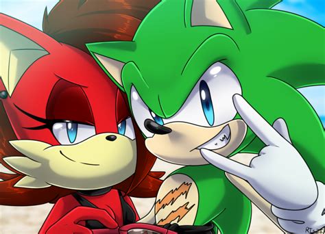 Scourge The Hedgehog And Fiona Fox