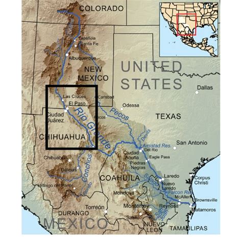 Rio Grande Basin Showing Project Area Download Scientific Diagram