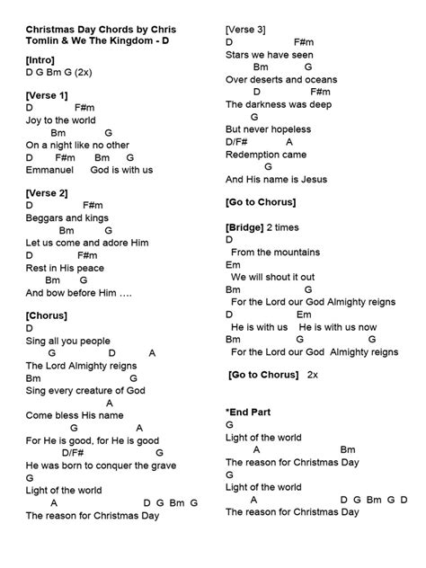 Christmas Chords Pdf
