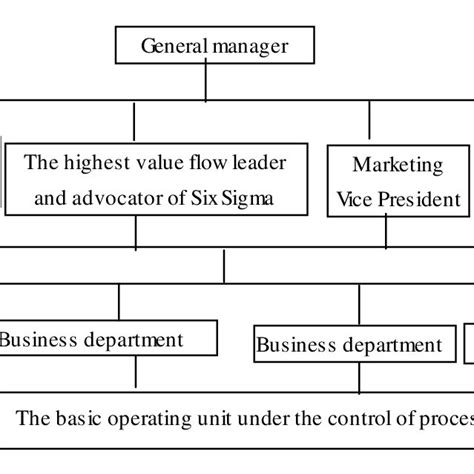Organization Structure Graph Of Lean Six Sigma Download Scientific