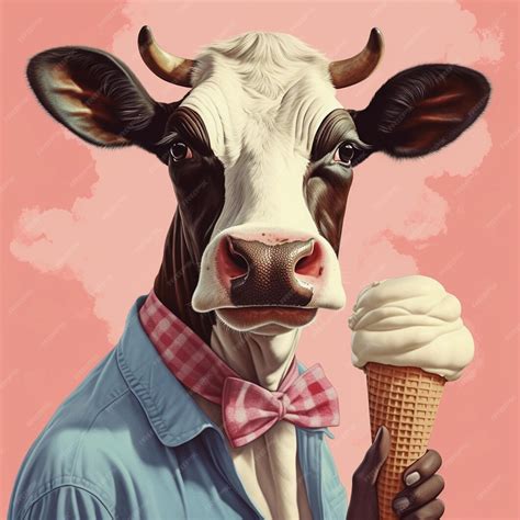 Premium Photo The Chic Evolution Of Cows In The Modern Era