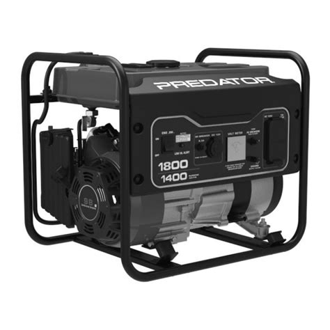 Predator 1800 Watt 57064 Gas Powered Portable Generator Manual