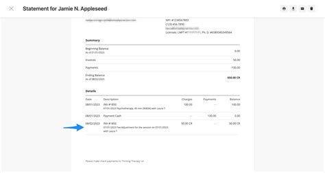 Creating Statements Simplepractice Support