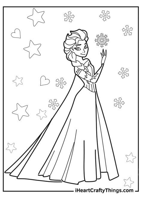 42 Elsa Coloring Pages 100 Free Printables Coloring Feel