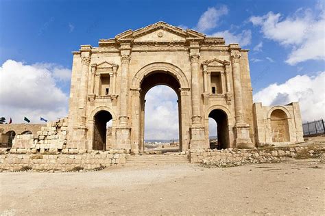 Arch Of Hadrian Hadrian History Landmark Photo Background And Picture