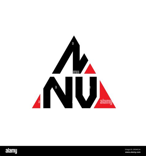 Nnv Logo Mit Dreiecksbuchstaben Und Dreiecksform Nnv Dreieck Logo