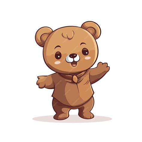 Premium Vector Chibi Bear