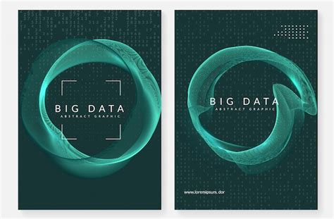 Premium Vector Big Data Cover Set Of Technology